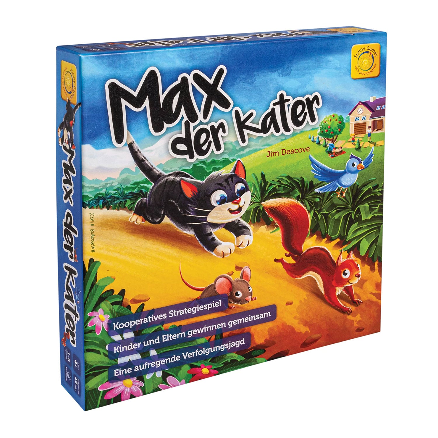 Max der Kater Brettspiel - Spaß für die ganze Familie